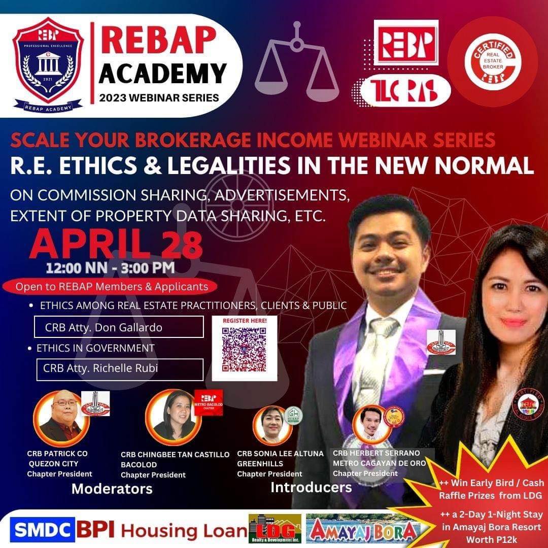 REBAP Academy presents: Real Estate Ethics & Legalities in the New ...