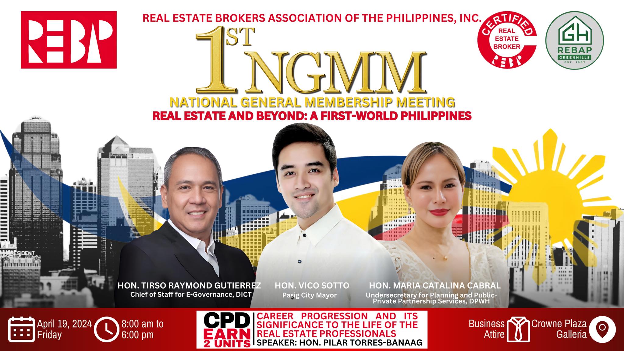 REBAP First National General Membership Meeting set on April 19, 2024 ...