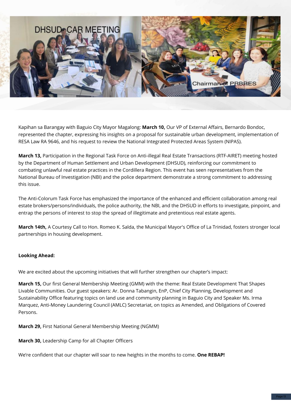 REBAP Certified Volume 1 March 2025 Issue - REBAP