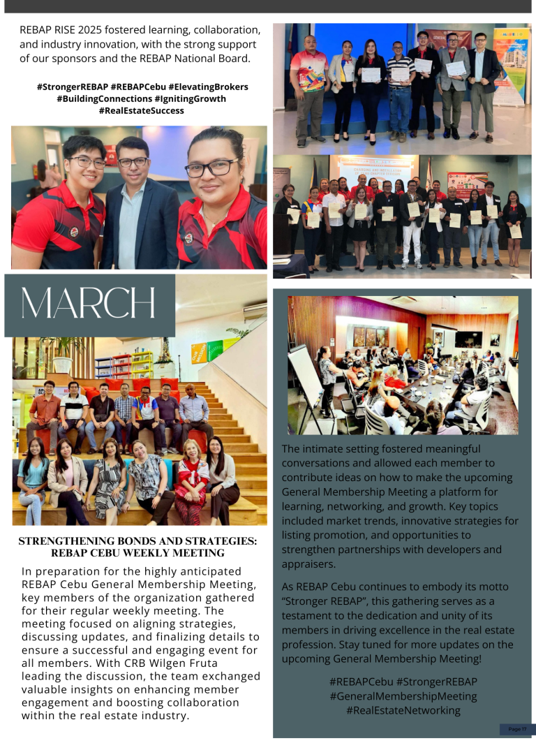 REBAP Certified Volume 1 March 2025 Issue - REBAP