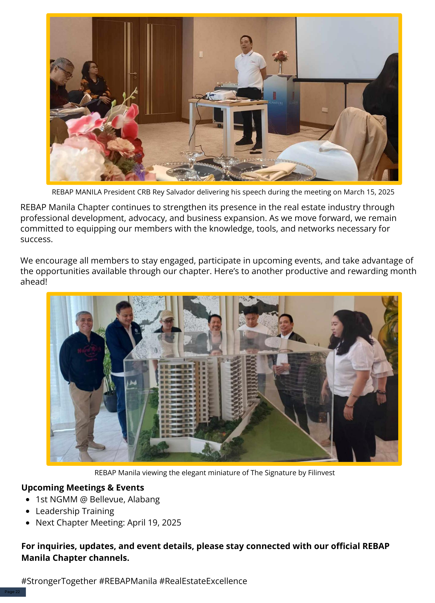 REBAP Certified Volume 1 March 2025 Issue - REBAP